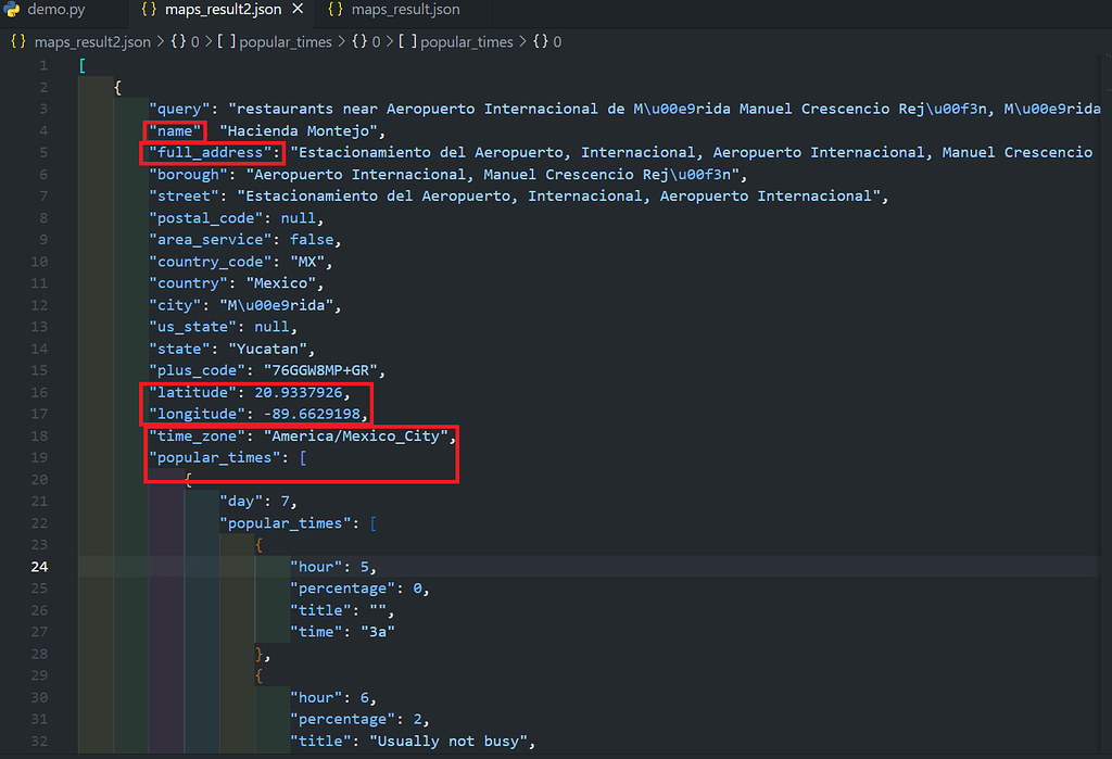 Selecting only fields of interest - Questions - Outscraper Community